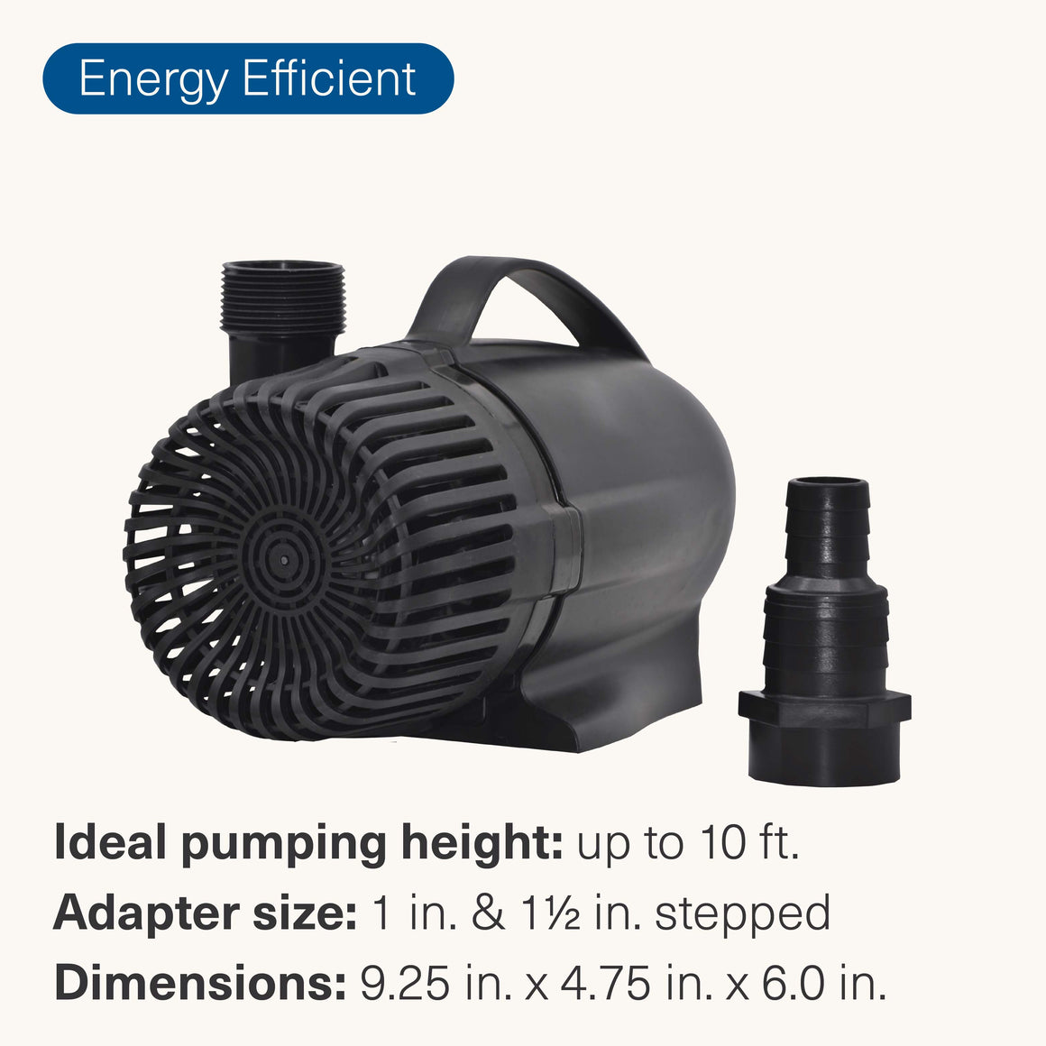 2,000 GPH Waterfall Pump - smartpond®