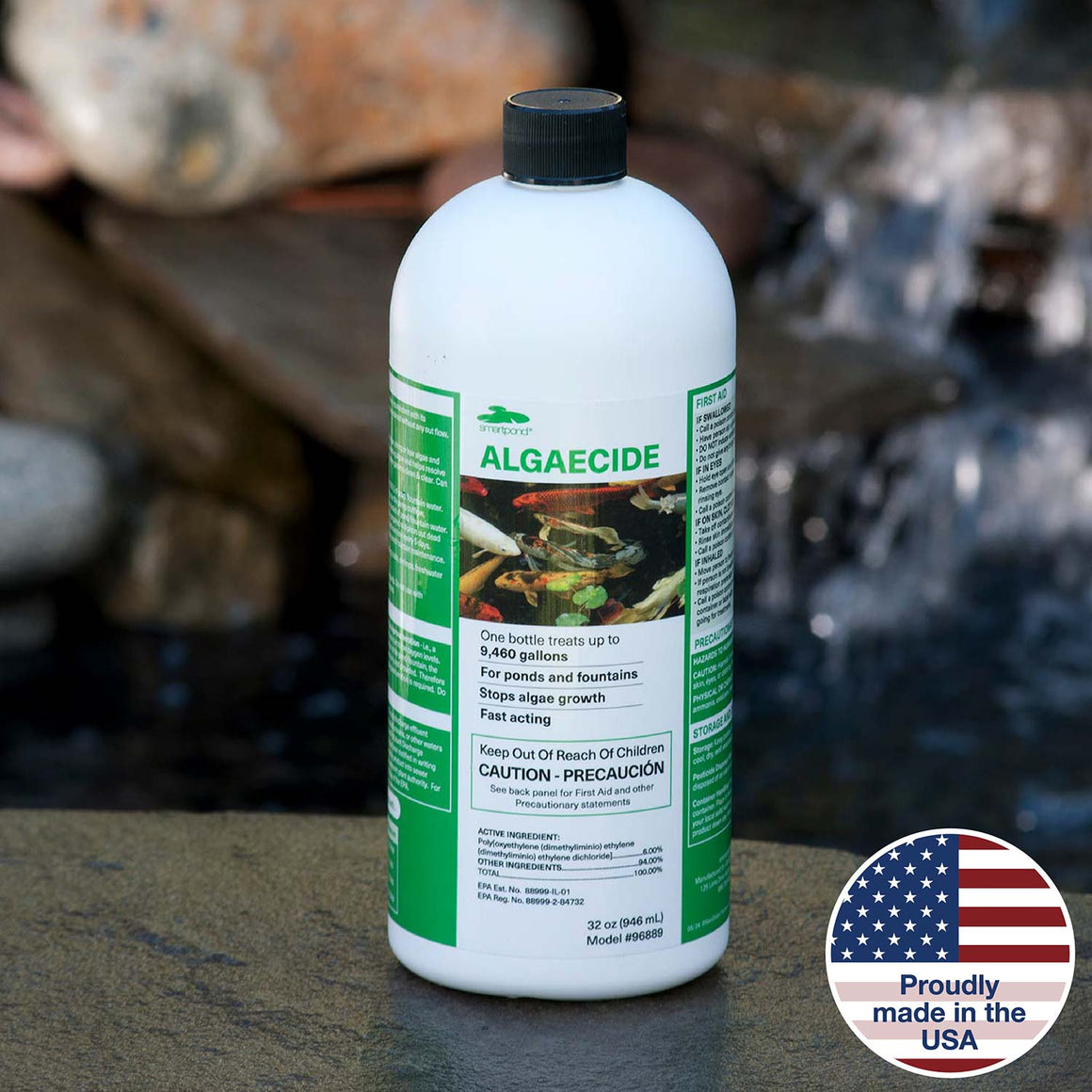 Liquid Algaecide, 32 oz. for ponds- smartpond®