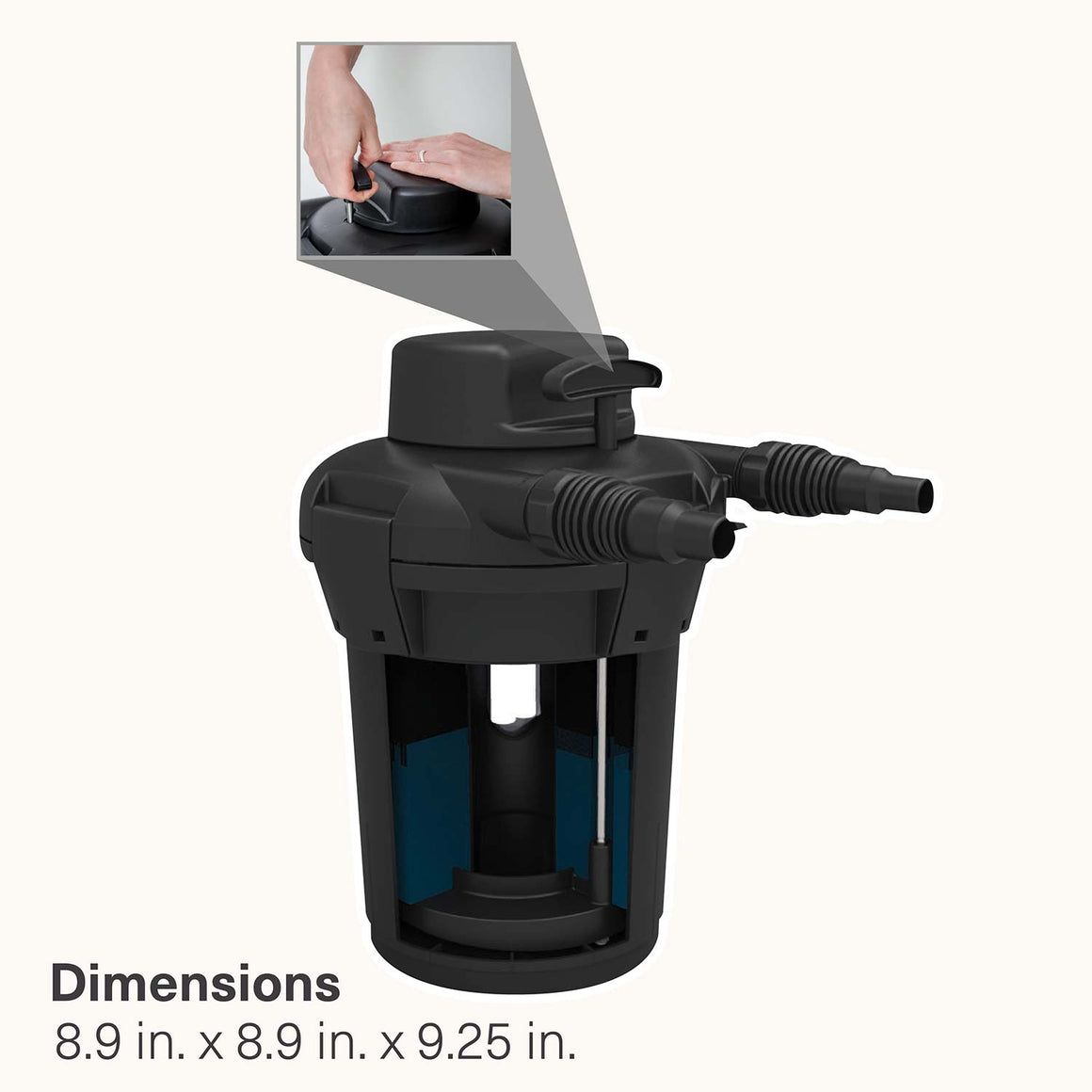 Pressurized UV Pond Filter - smartpond®